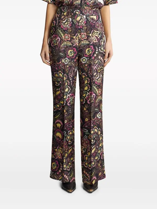 Etro Twill-print Trousers