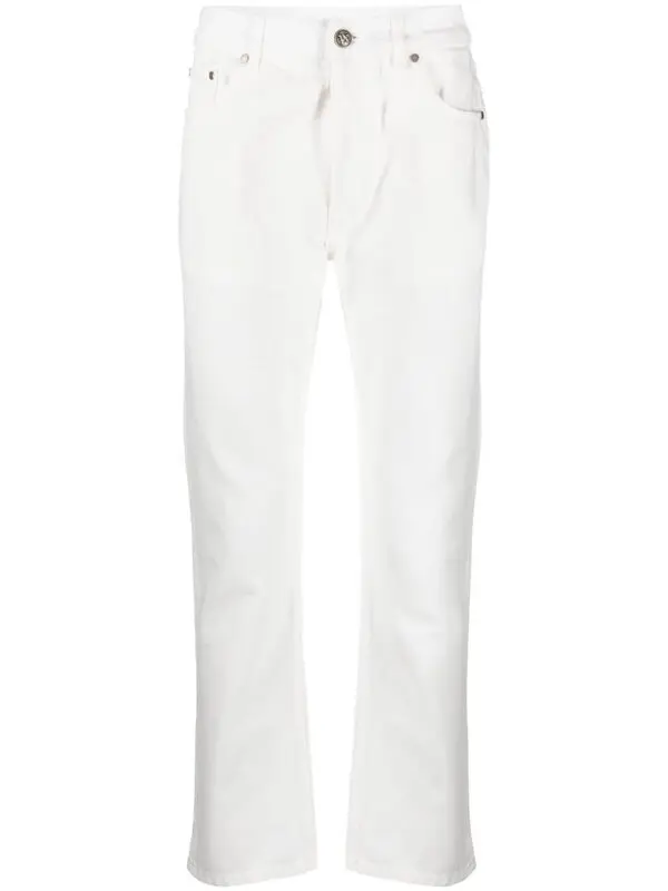 Palm Angels Logo-embossed Straight Jeans