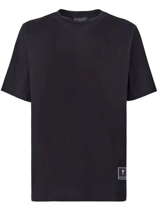 GIUSEPPE ZANOTTI Lr-43 Cotton Track Shorts - Black