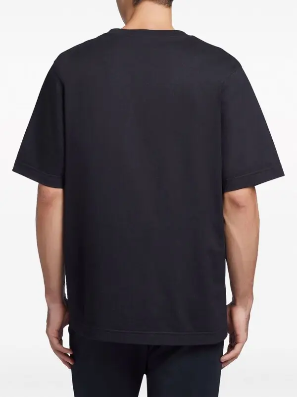 GIUSEPPE ZANOTTI Lr-43 Cotton Track Shorts - Black