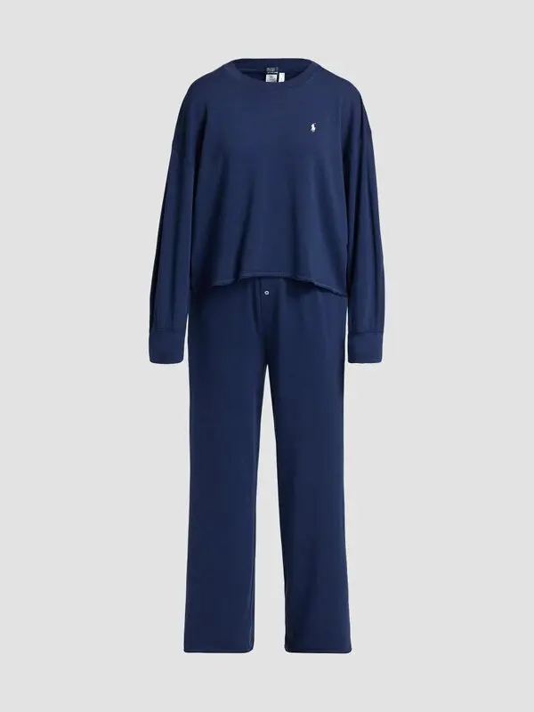Polo Ralph Lauren French Terry 2-piece Pajama Set - Navy