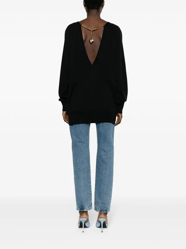 Moschino Chain-link Padlock Jumper