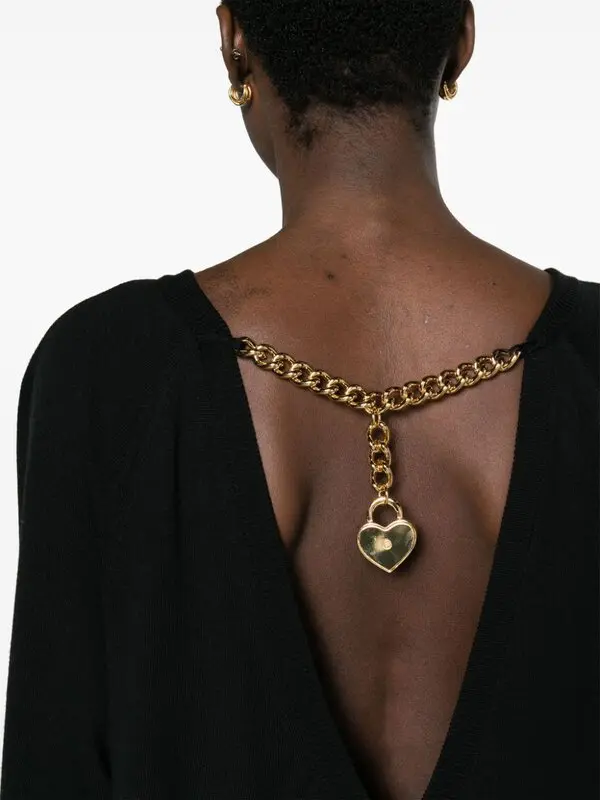 Moschino Chain-link Padlock Jumper