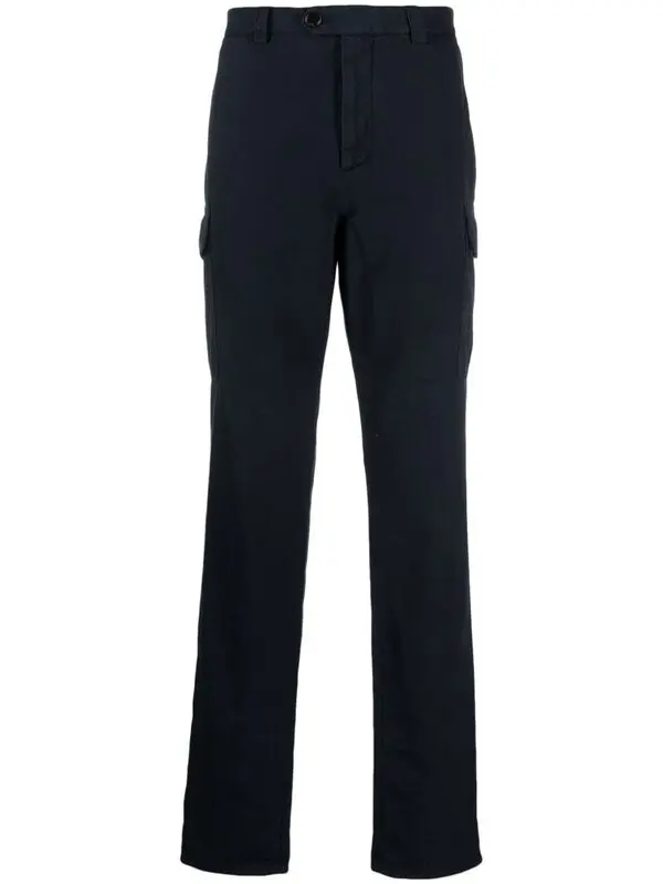 Brunello Cucinelli Cargo-pockets Cotton Trousers - Blue