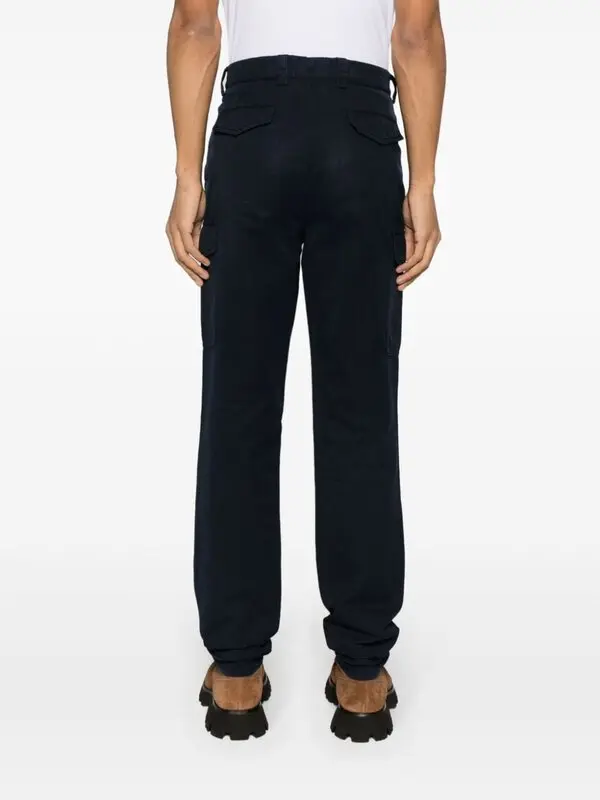 Brunello Cucinelli Cargo-pockets Cotton Trousers - Blue