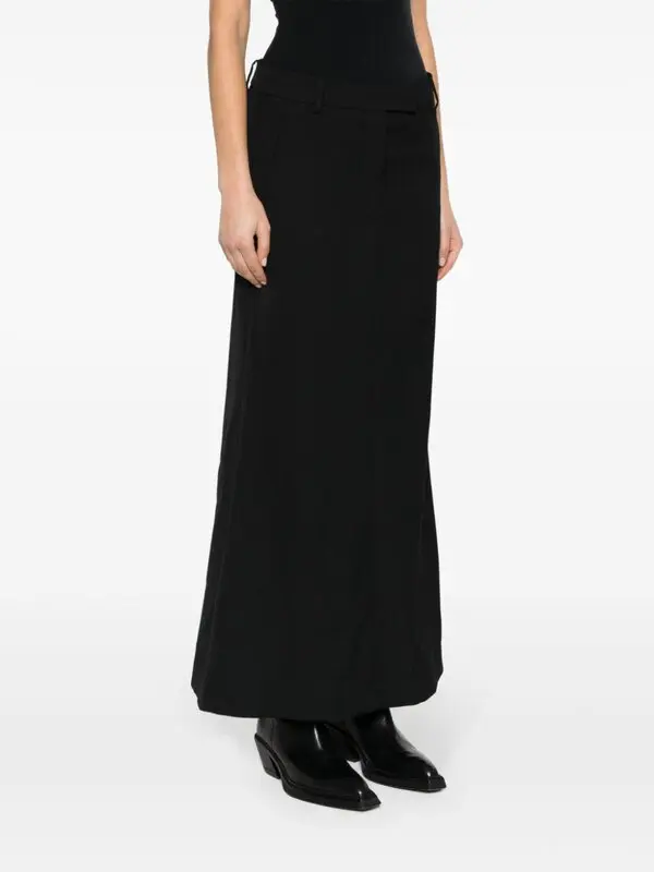 Acne Studios Mid-waist Flared Midi Skirt