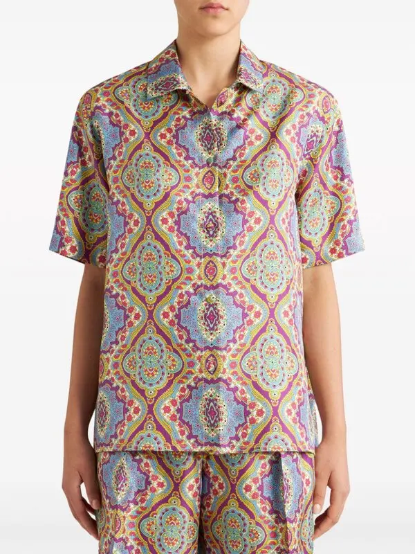 Etro Paisley-print Silk Shirt