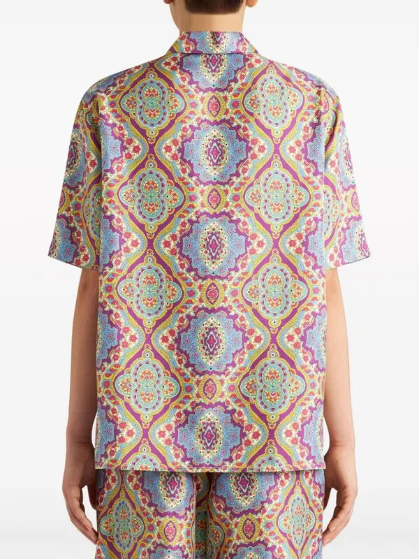 Etro Paisley-print Silk Shirt
