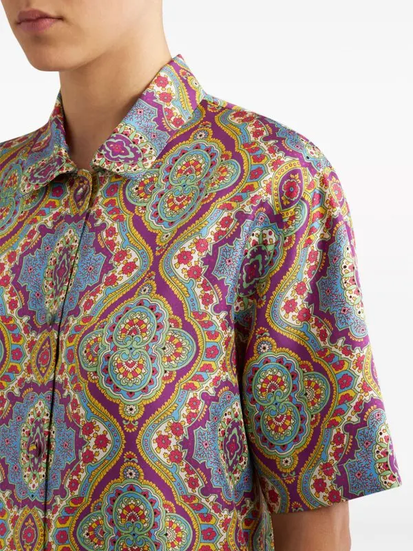 Etro Paisley-print Silk Shirt