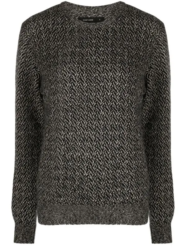 Frenckenberger Chevron-pattern Cashmere Jumper