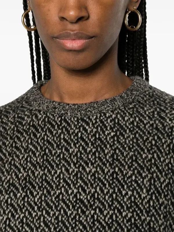 Frenckenberger Chevron-pattern Cashmere Jumper