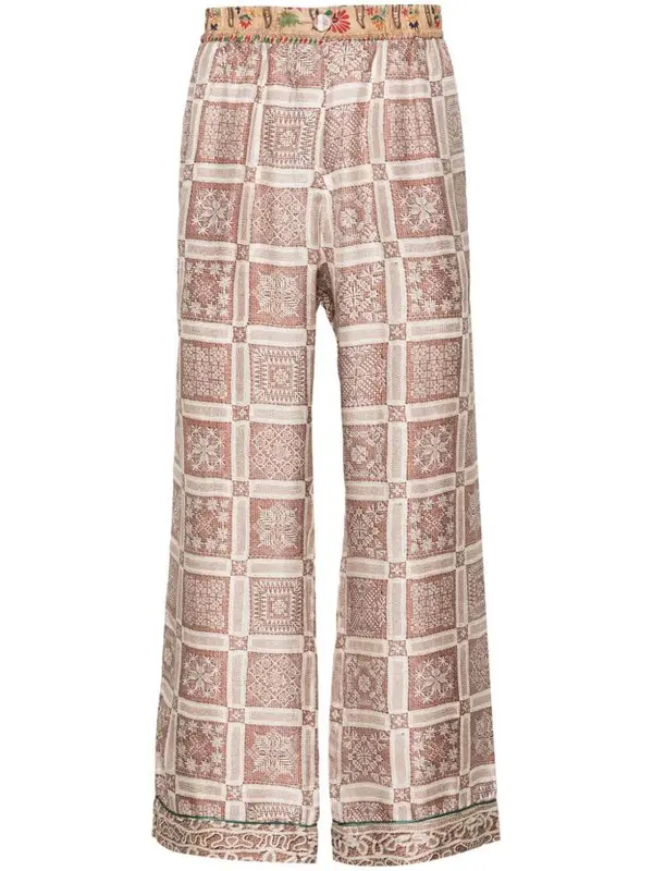 PIERRE-LOUIS MASCIA Silk Trousers