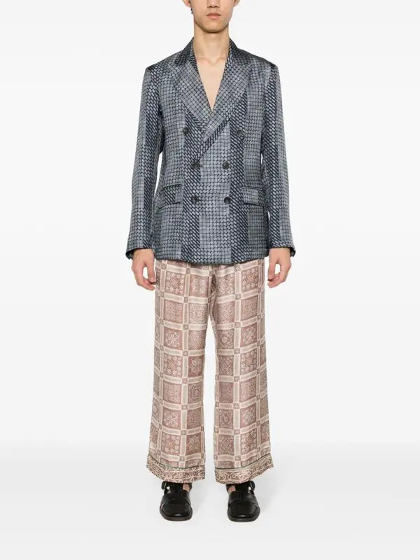 PIERRE-LOUIS MASCIA Silk Trousers