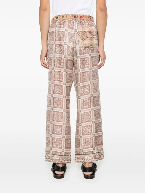 PIERRE-LOUIS MASCIA Silk Trousers