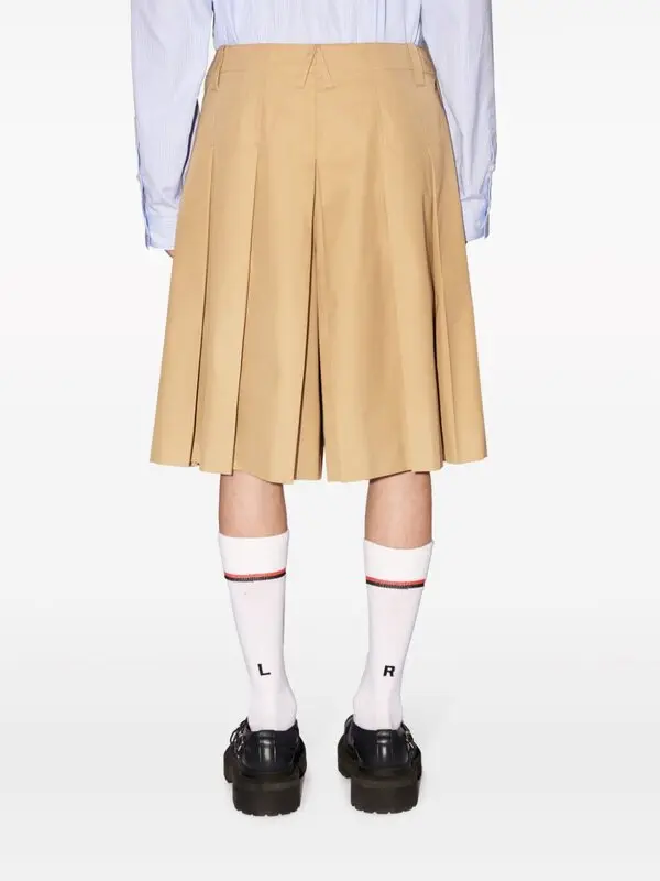 AMBUSH Pleated Cotton Shorts