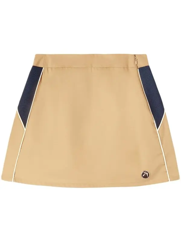 AMBUSH Mesh Panelled Miniskirt - Neutrals