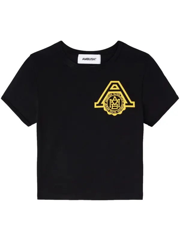 AMBUSH Scholarship Organic Cotton T-shirt - Black