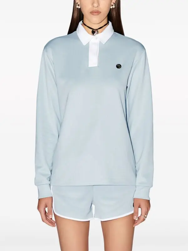 AMBUSH Polo-collar Sweatshirt With Logo Plaque