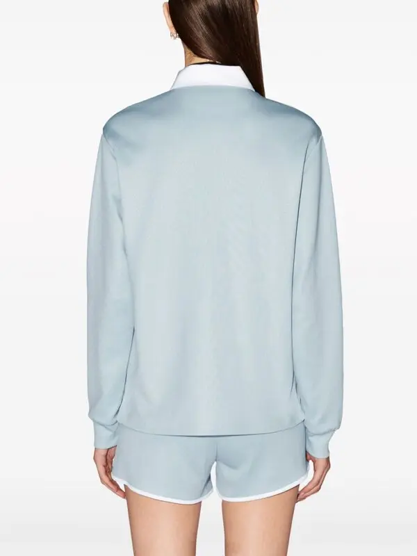 AMBUSH Polo-collar Sweatshirt With Logo Plaque