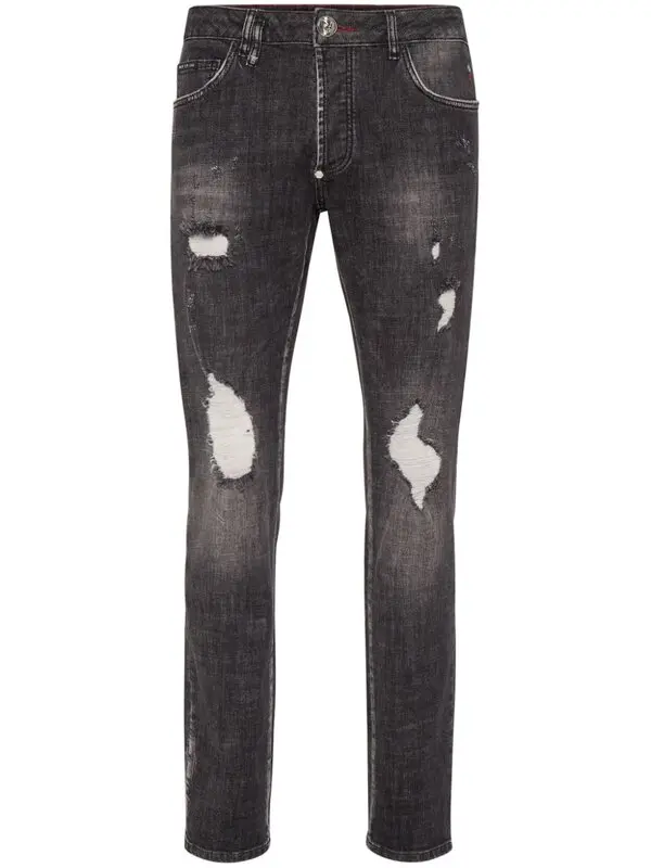 Philipp Plein Straight-leg Jeans - Black