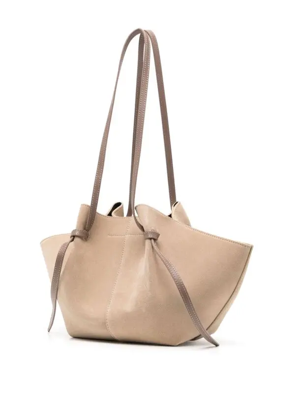 Yuzefi Large Mochi Suede Tote - Brown