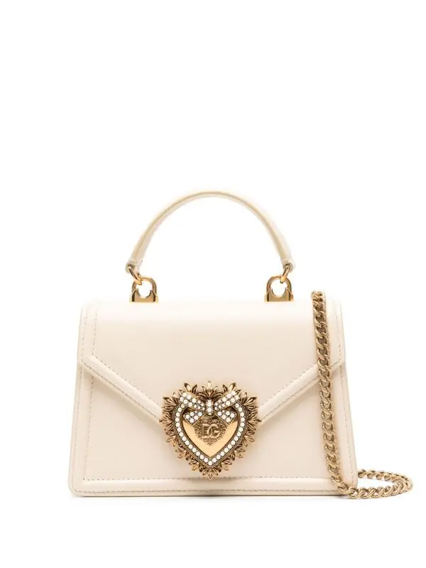 Dolce & Gabbana Small Devotion Tote - Neutrals
