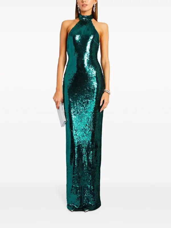 Retrofete Cora Sequin-embellished Maxi Dress