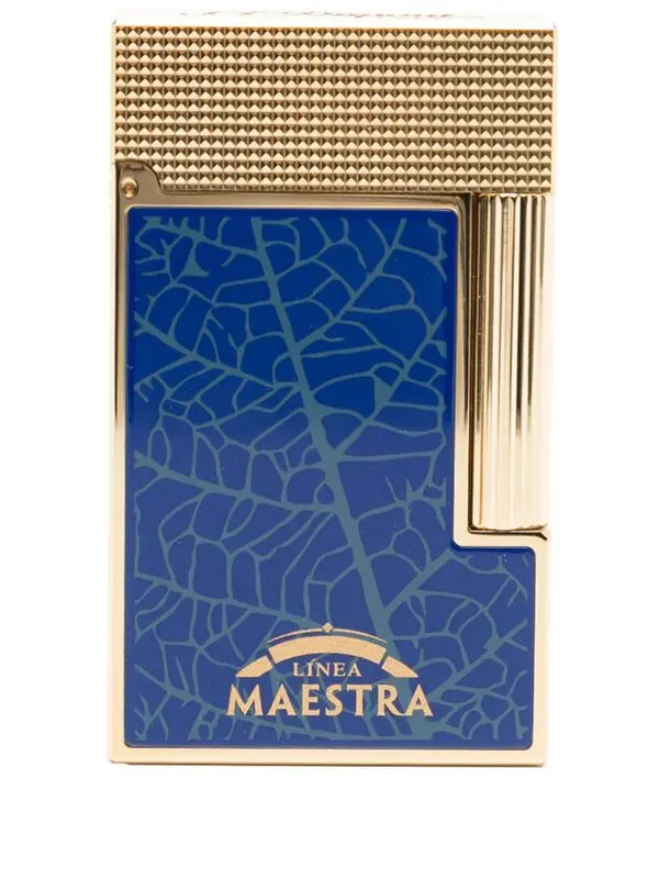 S.t. Dupont X Habanos Partagás Enamelled Lighter - Blue