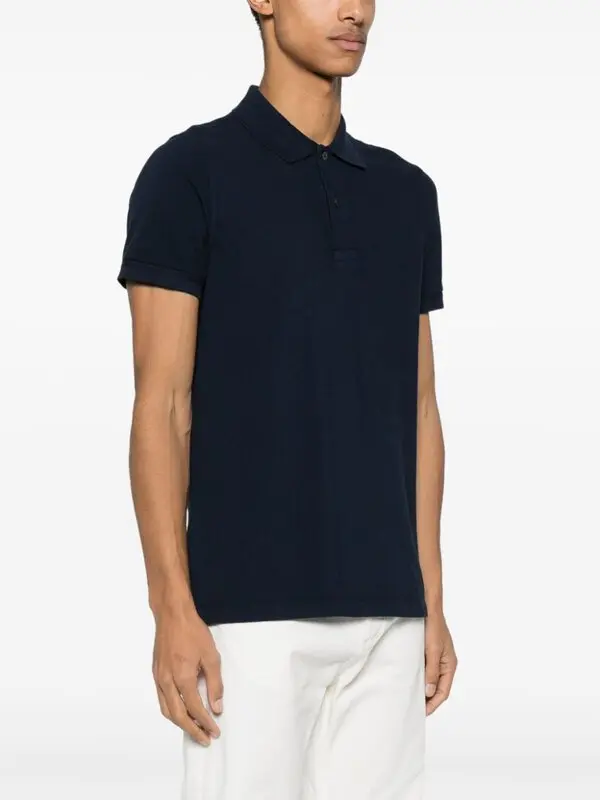 TOM FORD Tennis Cotton Polo Shirt - Blue