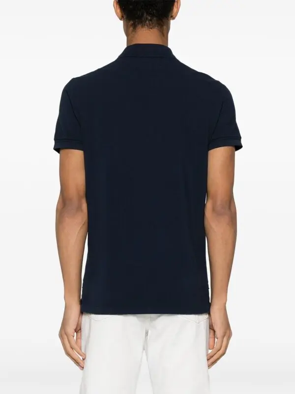 TOM FORD Tennis Cotton Polo Shirt - Blue