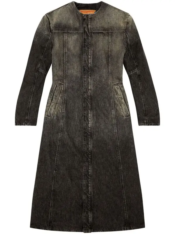 DIESEL® De-sy-s Collarless Denim Coat