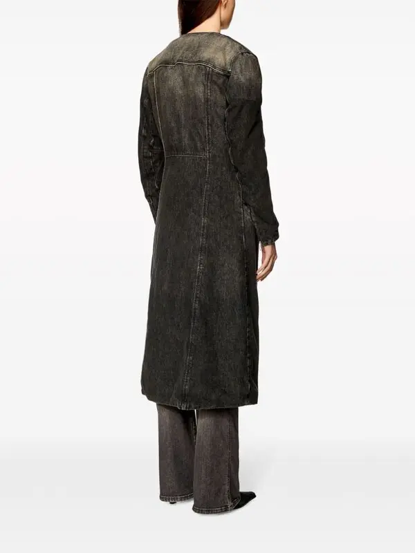 DIESEL® De-sy-s Collarless Denim Coat