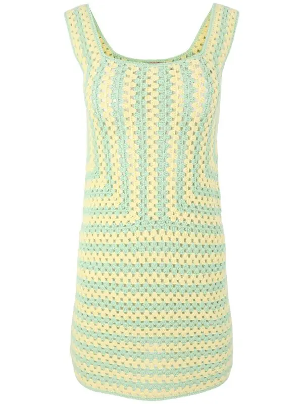 Staud Crochet-knit Dress