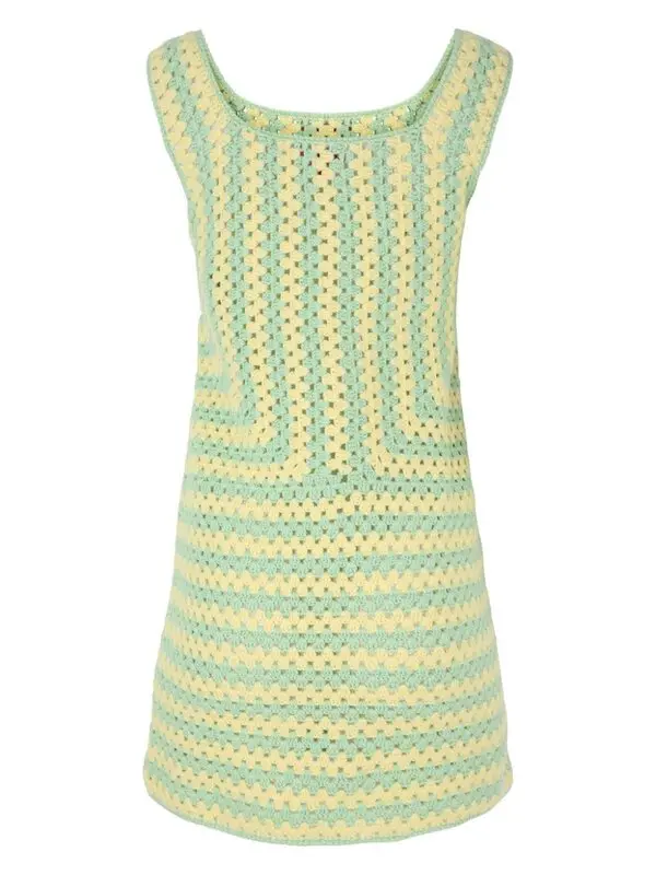Staud Crochet-knit Dress