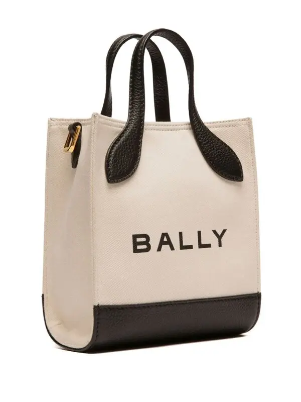 Bally Bar Logo-print Tote Bag - White