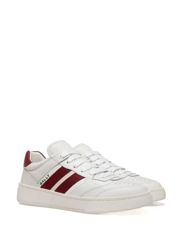 Bally Raise Leather Sneakers - White