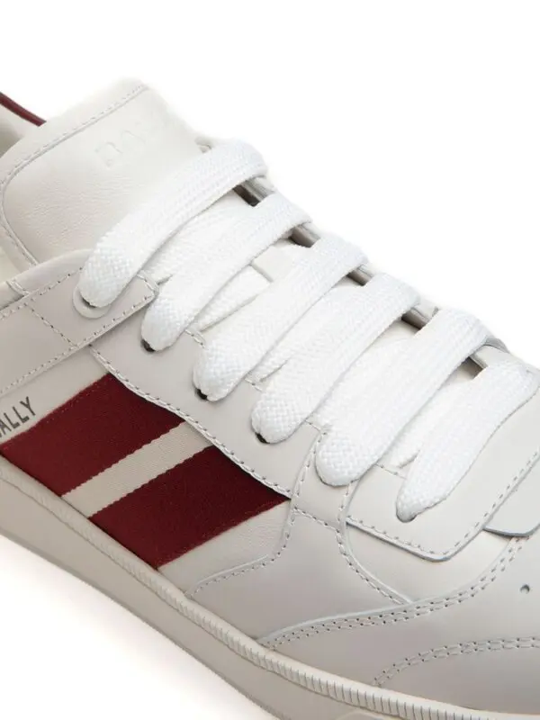 Bally Raise Leather Sneakers - White
