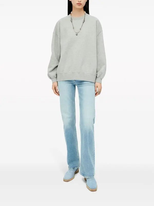RE/DONE Crew-neck Organic Cotton Sweatshirt