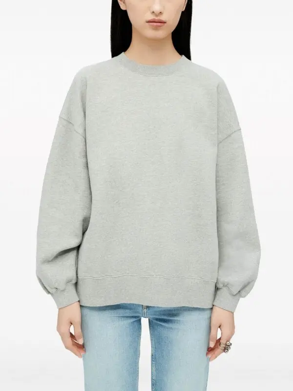 RE/DONE Crew-neck Organic Cotton Sweatshirt
