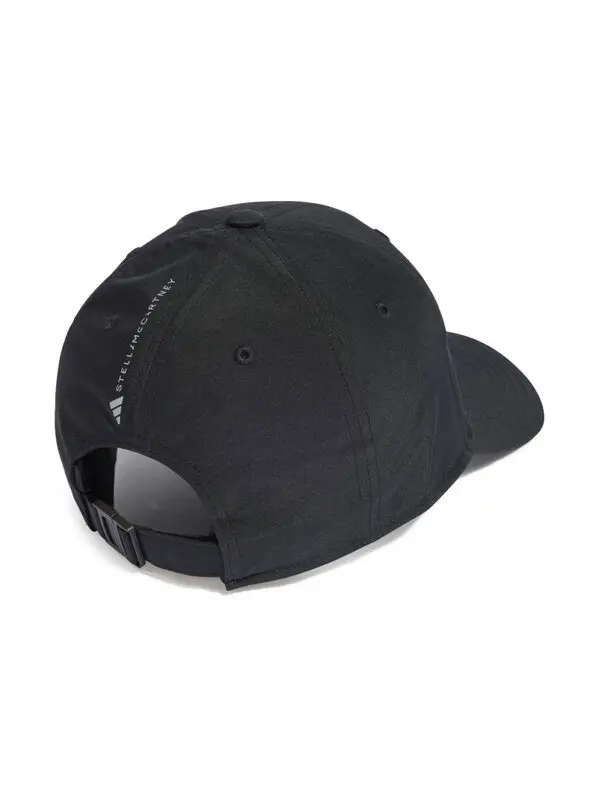 Adidas By Stella Mccartney Logo-print Cap - Black