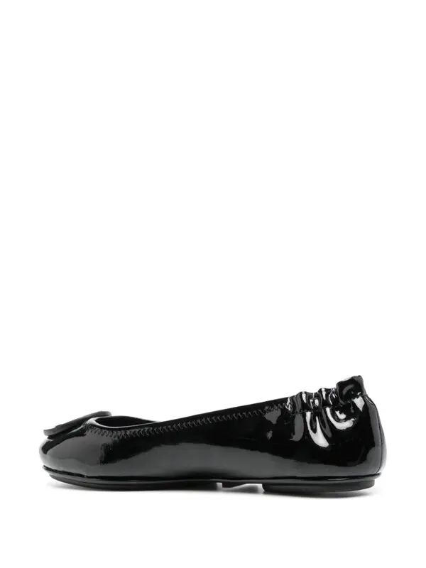 Tory Burch Minnie Travel Ballerina Flats - Black