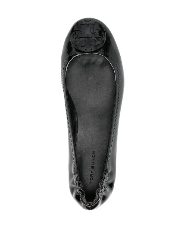 Tory Burch Minnie Travel Ballerina Flats - Black