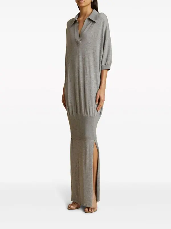 Khaite The Rue Fine-knit Maxi Dress