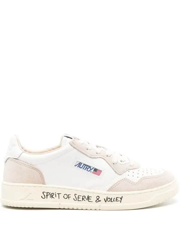 AUTRY Medalist Low Leather Sneakers - White