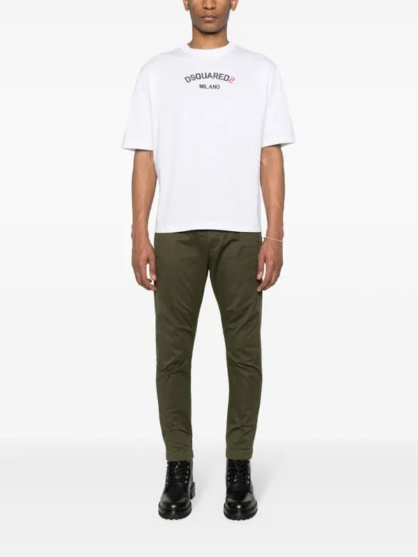 Dsquared2 Logo-print Cotton T-shirt - White