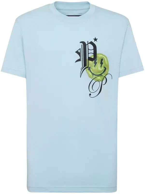 Philipp Plein Smile Cotton-jersey T-shirt