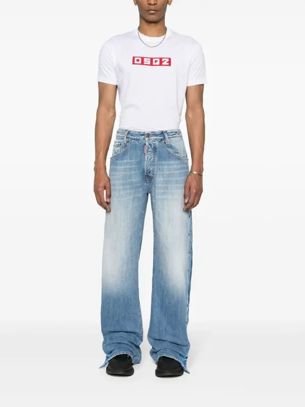 Dsquared2 Dsq2 Logo-appliqué T-shirt