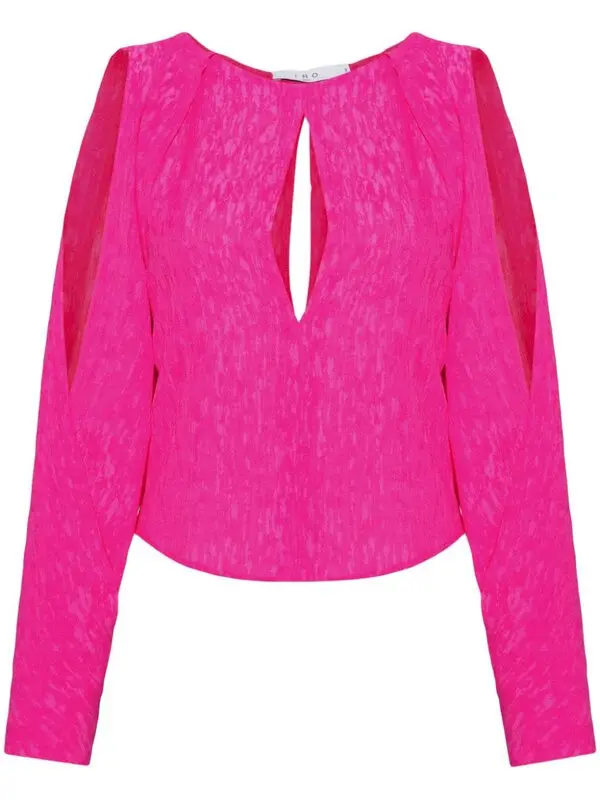 IRO PARIS Maurita Plissé Blouse