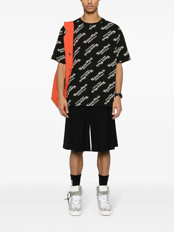 Kenzo X Verdy Logo-print T-shirt - Black