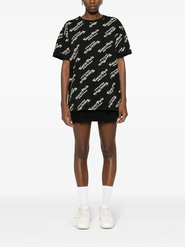 Kenzo X Verdy Logo-print T-shirt - Black